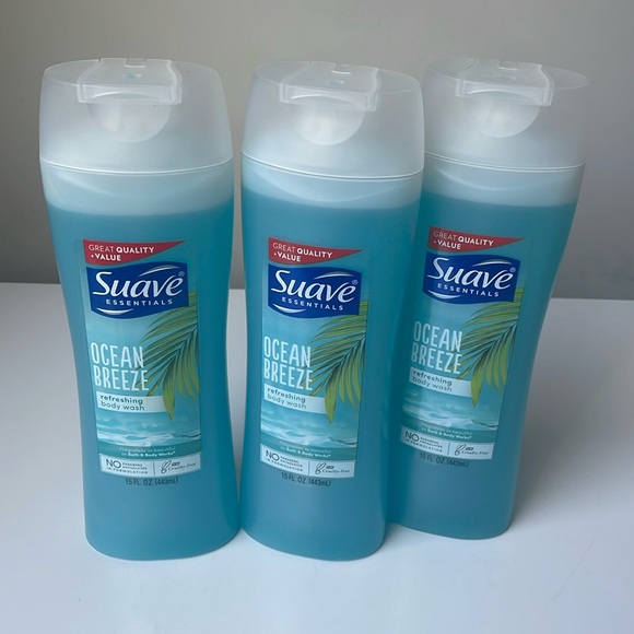 Suave | Bath & Body | 3 Suave Essentials Body Wash Ocean Breeze 5 Oz ...